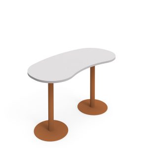 Long-Bean-Shape-with-Grey-Table | Benel
