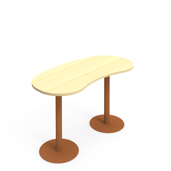 Long-Bean-Shape-with-Rochell-White-Table | Benel