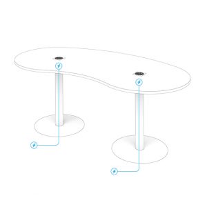 Benel-organic-table-with-wire-management | Benel